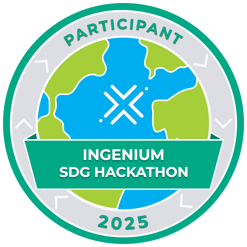 INGENIUM SDG HACKATHON 2025 PARTICIPANT