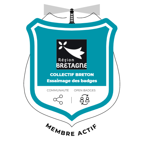 Membre du collectif breton pour l'essaimage des badges numériques