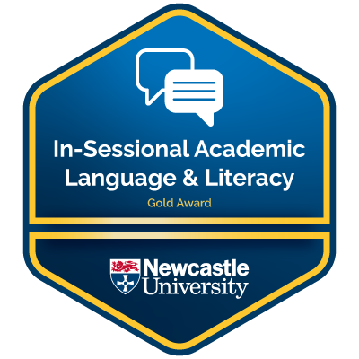 In-Sessional Academic Language and Literacy - Gold Award