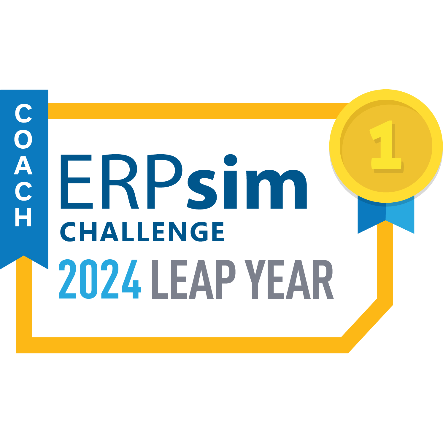 ERPsim Leap Year Challenge 2024 - Coach 1st place