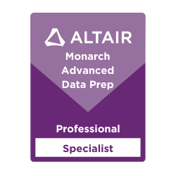 Monarch Advanced Data Prep Professional Specialist