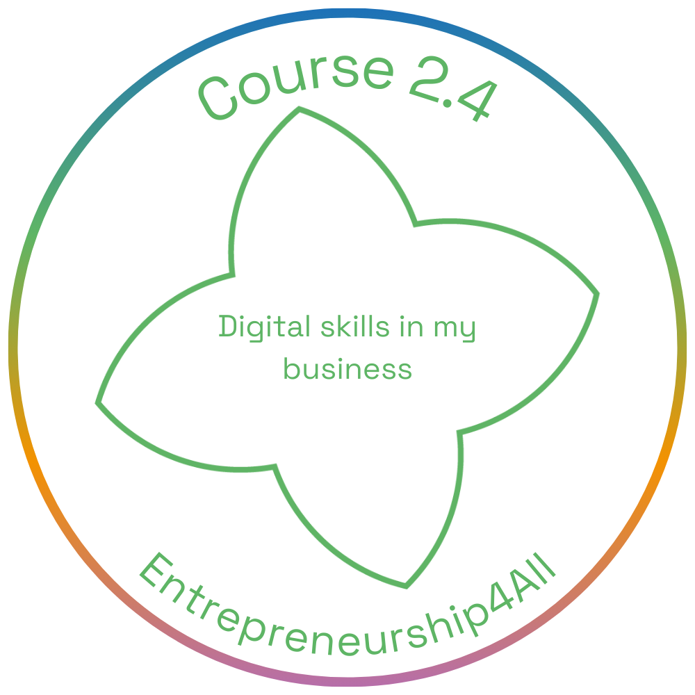 E4All Online Course Completion - 2.4 - Digital skills in my business