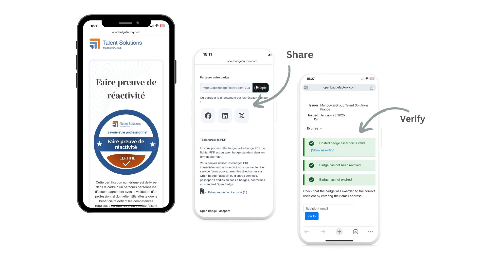Create and Issue Open Badges easily - Open Badge Factory